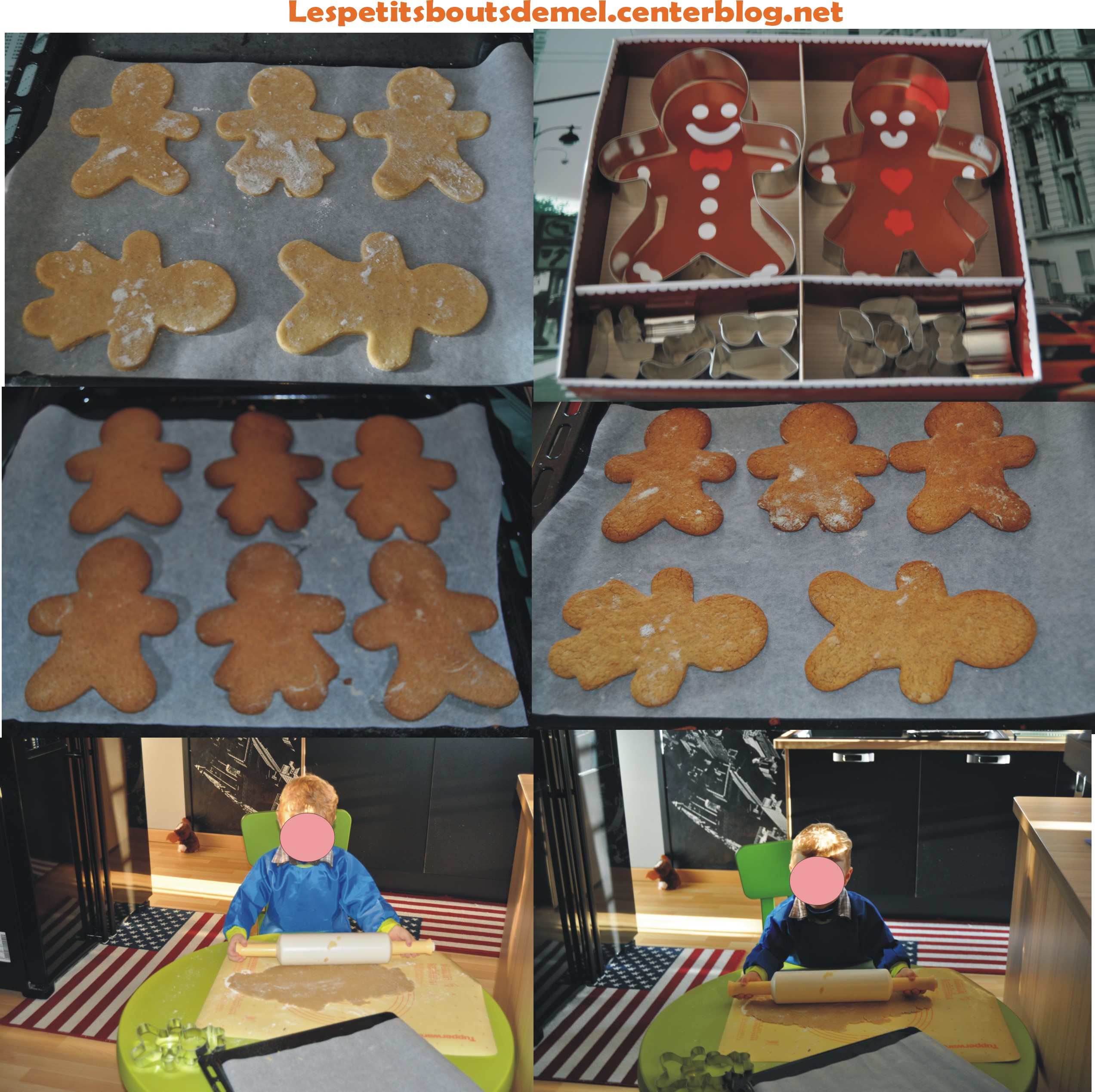 Les gourmandises de noel:bonhommes de pain d'epices